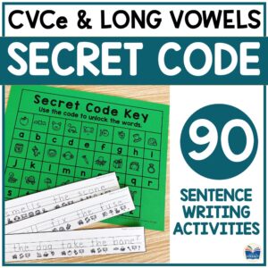Long Vowel Activities For Beginning Readers - Lead in Literacy ...