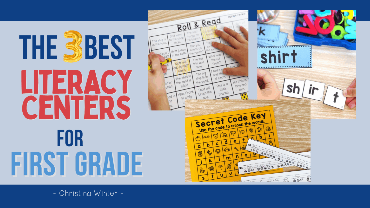 The Best Literacy Centers for First Grade - Lead in Literacy ...